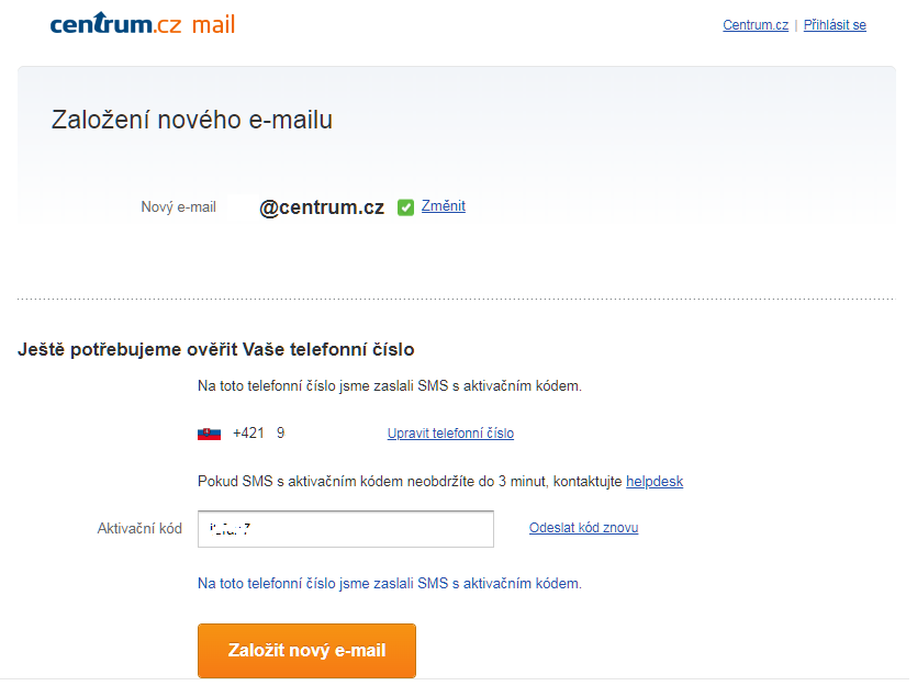 捷克邮箱 @centrum.cz 注册流程